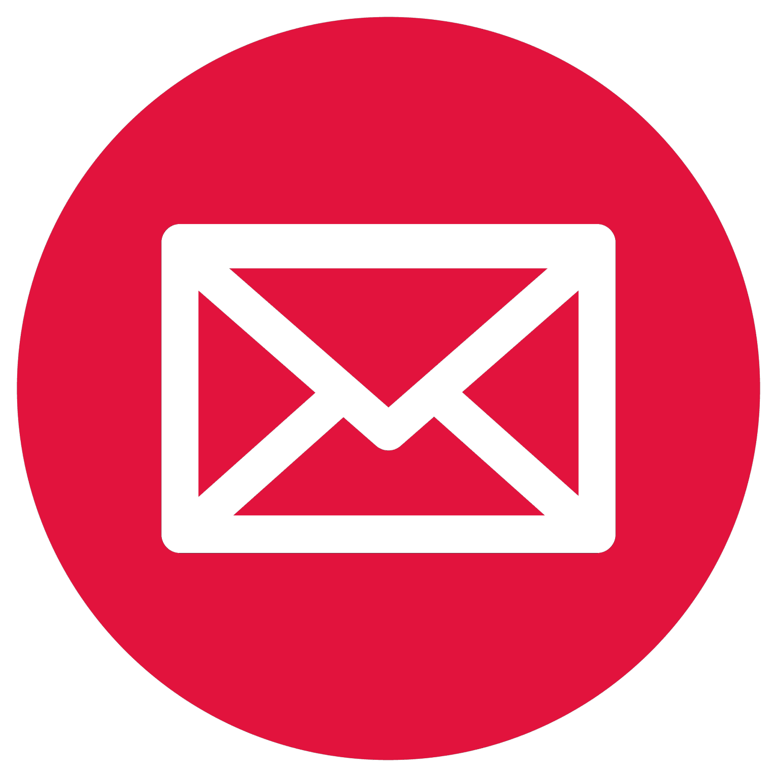 PNG ایمیل قرمز - Red Email Icon PNG – دانلود رایگان